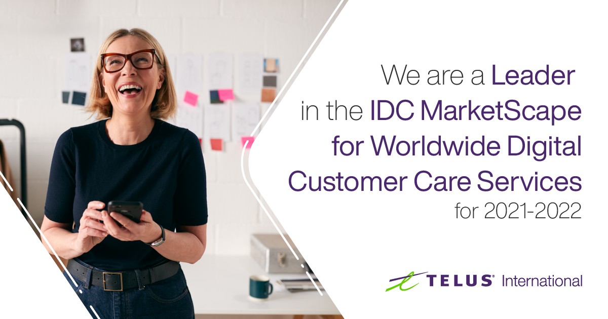 TELUS International on LinkedIn: TELUS International Named a Leader in ... TELUS International on LinkedIn: TELUS International Named a Leader in ...