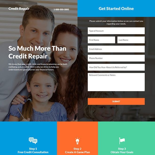 Mrinal Mahanti on LinkedIn: credit repair lead capture landing page designs Mrinal Mahanti on LinkedIn: credit repair lead capture landing page designs