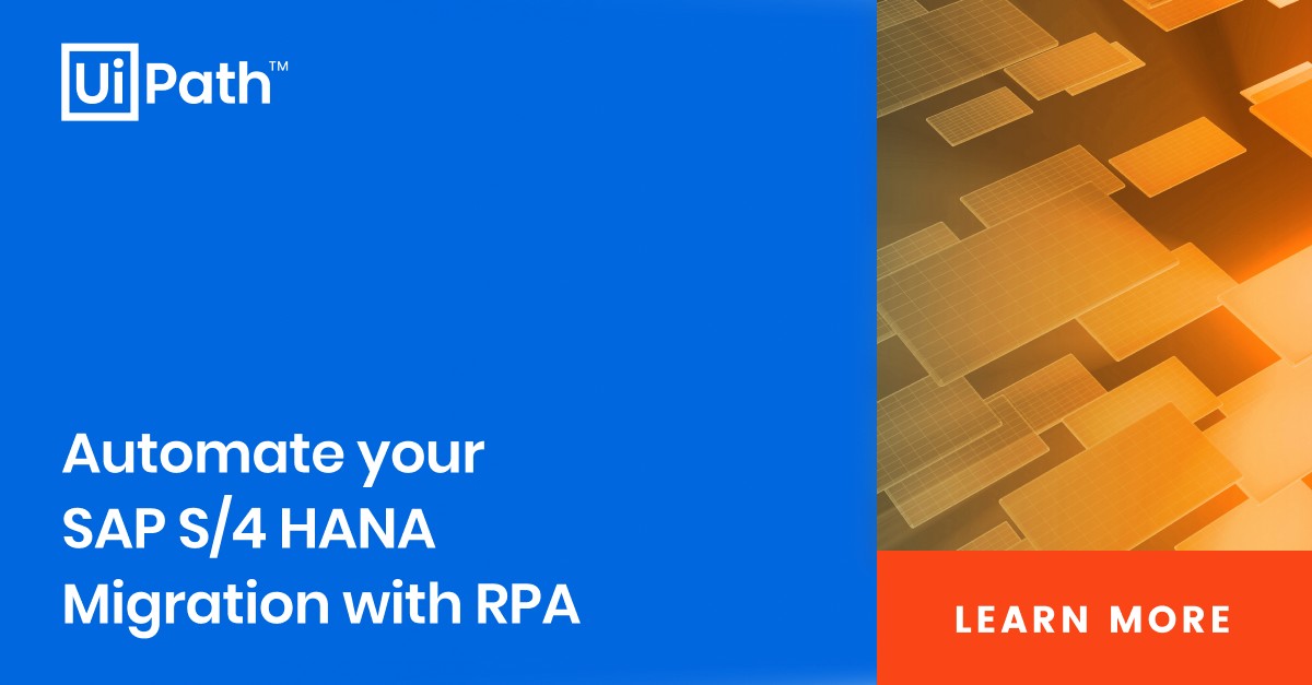 Mircea Giurcan on LinkedIn: Simplify SAP S/4HANA Migration through RPA Mircea Giurcan on LinkedIn: Simplify SAP S/4HANA Migration through RPA