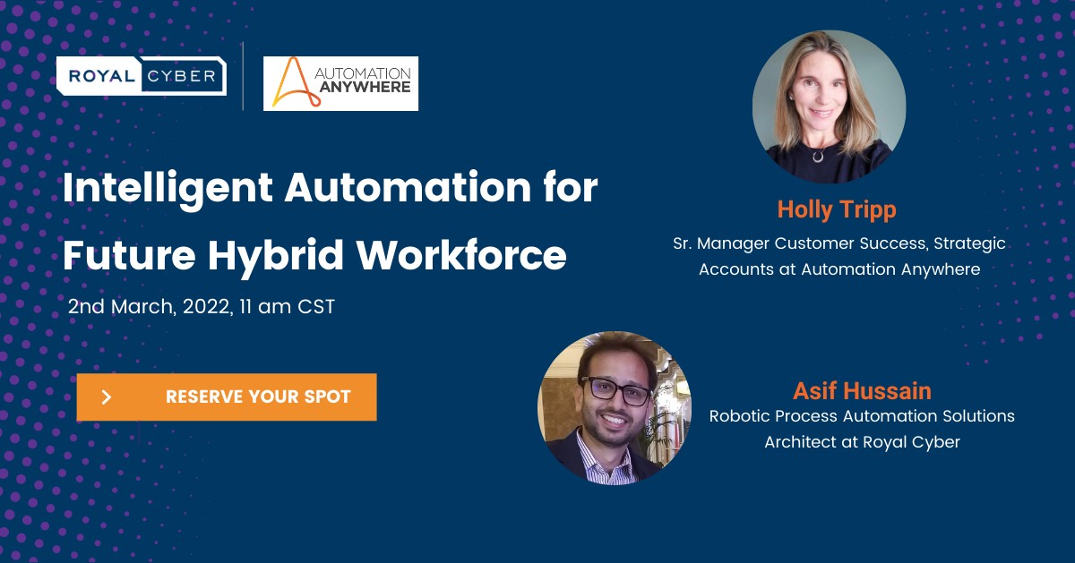 Royal Cyber Inc. on LinkedIn: #rpa #automation #automationanywhere # ... Royal Cyber Inc. on LinkedIn: #rpa #automation #automationanywhere # ...