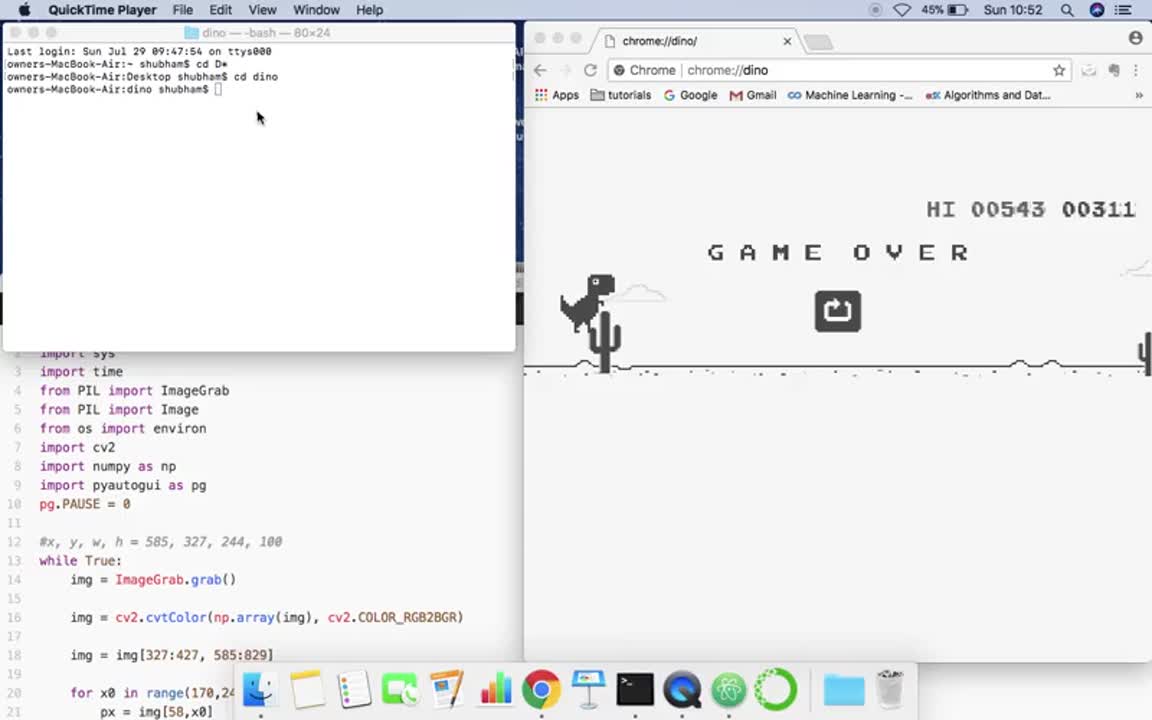 Rajesh Reddy G on LinkedIn: #python3 #chrome #game Rajesh Reddy G on LinkedIn: #python3 #chrome #game