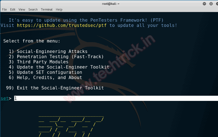 Using the Social Engineering Toolkit (SET) to Create a Backdoor Executable Using the Social Engineering Toolkit (SET) to Create a Backdoor Executable