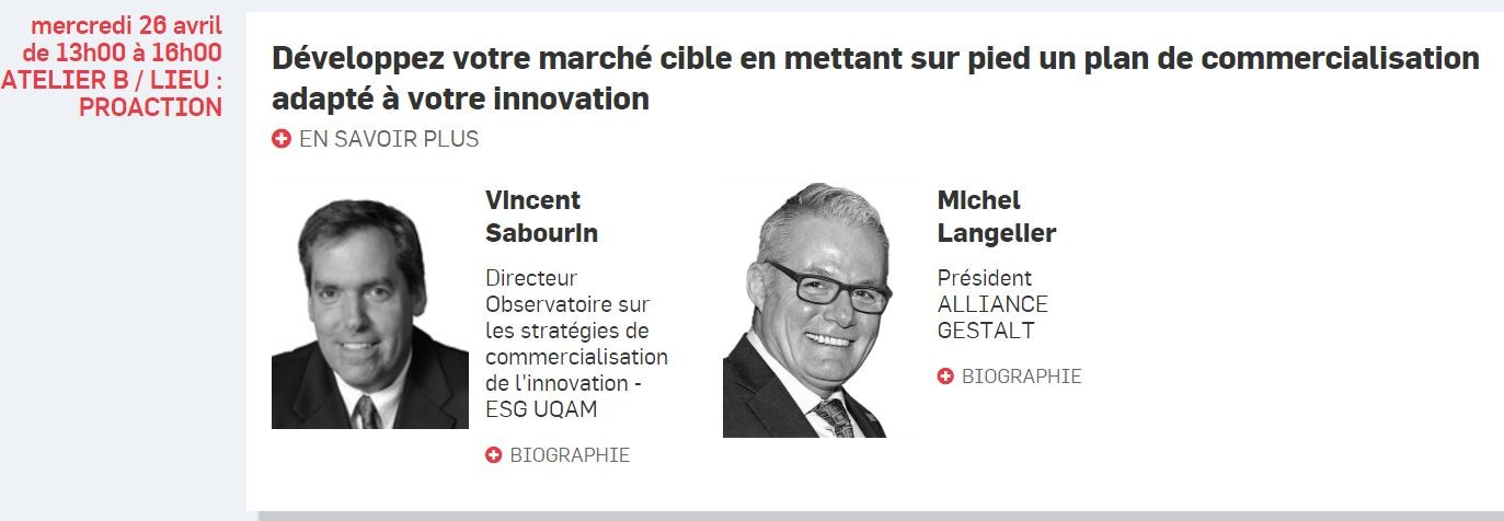 Atelier pour comprendre comment commercialiser un produit/service innovant. Atelier pour comprendre comment commercialiser un produit/service innovant.
