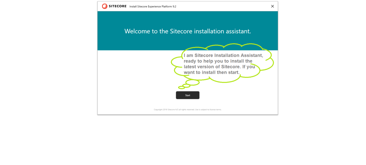 Sitecore Installation Assistant graphical interface. Sitecore Installation Assistant graphical interface.