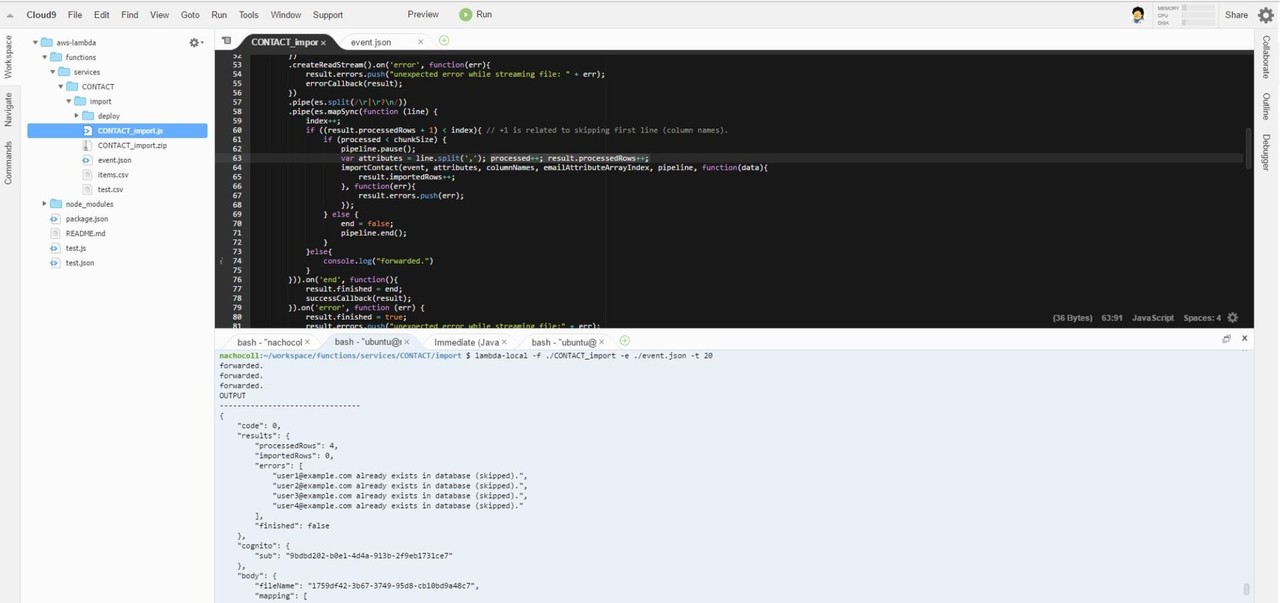 Large file processing (CSV) using AWS Lambda + Step Functions Large file processing (CSV) using AWS Lambda + Step Functions
