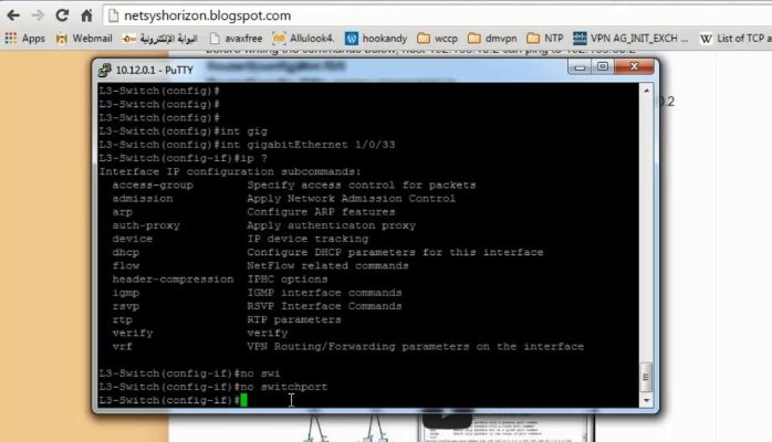 Configure / Assign IP address to Cisco Layer 3 Switch Configure / Assign IP address to Cisco Layer 3 Switch