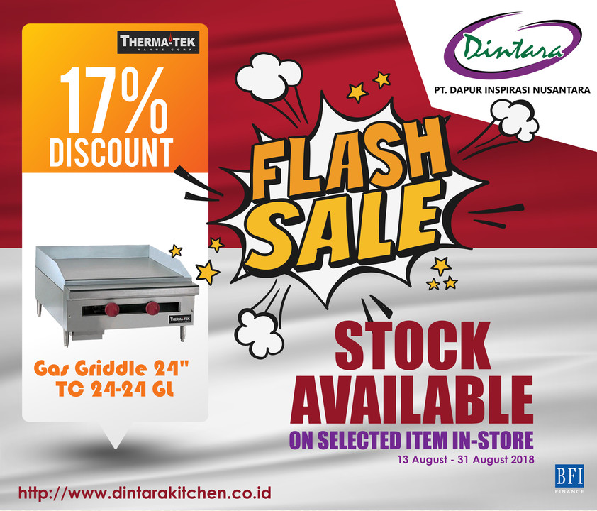 PROMO KEMERDEKAAN 🇮🇩 THERMA-TEK 24” GAS GRIDDLE TC 24 - 24 GL🔥 PROMO KEMERDEKAAN 🇮🇩 THERMA-TEK 24” GAS GRIDDLE TC 24 - 24 GL🔥