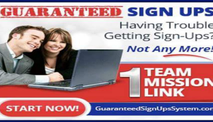 Guaranteed Sign-ups! Guaranteed Sign-ups!