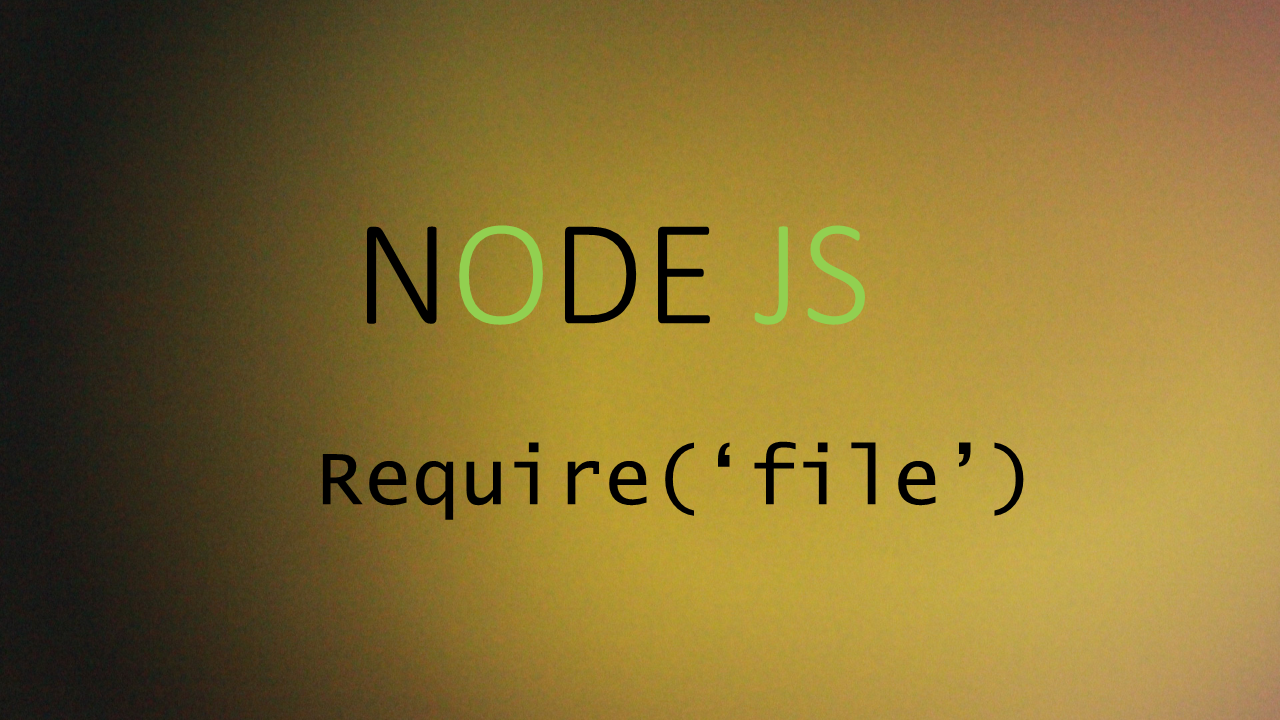 My new article on Medium: NodeJs require() behind the scenes My new article on Medium: NodeJs require() behind the scenes
