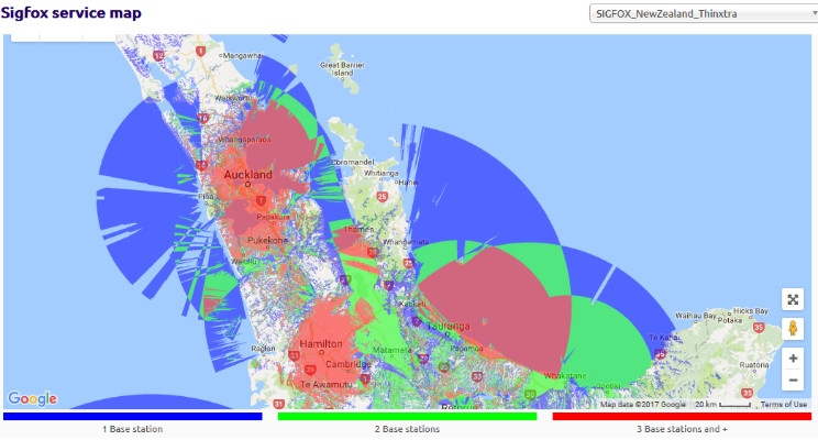 LPWAN Coverage New Zealand LPWAN Coverage New Zealand