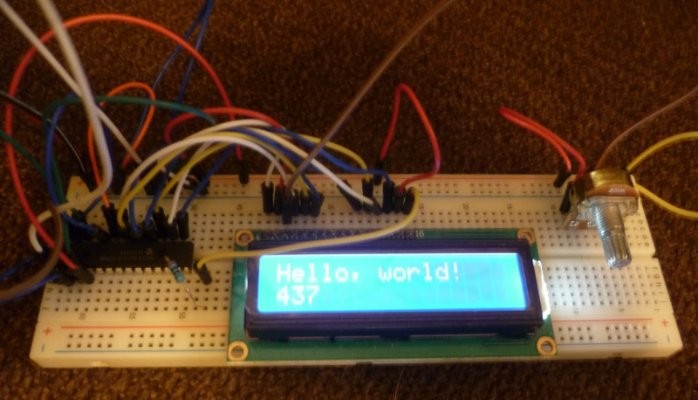 Homebrew I2C LCD Interface Homebrew I2C LCD Interface
