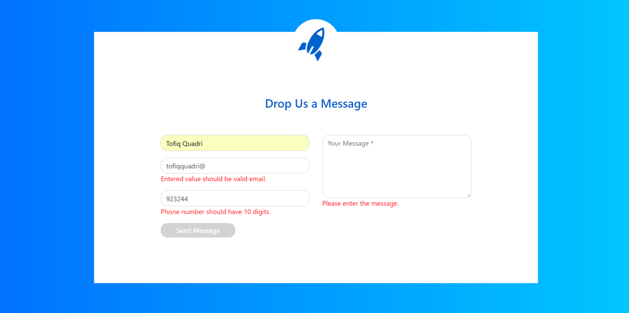 How to implement Form validations in Angular 6 with Reactive Forms ... How to implement Form validations in Angular 6 with Reactive Forms ...