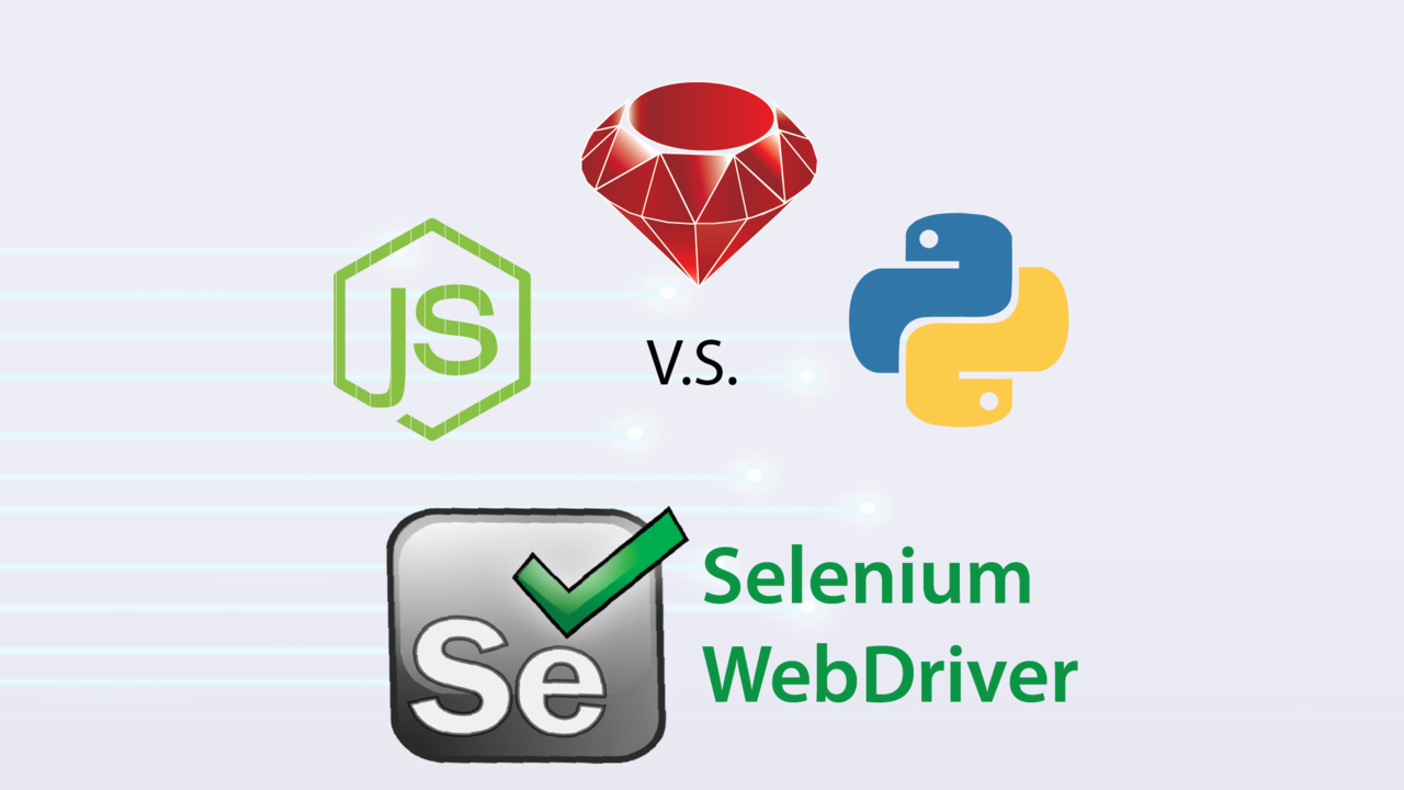 Performance comparison: Selenium Ruby, Python and JavaScript (Node.js) Performance comparison: Selenium Ruby, Python and JavaScript (Node.js)