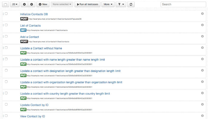 Speedup REST API Testing via recording in vREST Speedup REST API Testing via recording in vREST