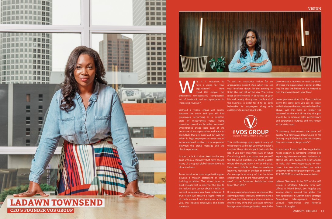 LADAWN TOWNSEND CEO & FOUNDER VOS GROUP LADAWN TOWNSEND CEO & FOUNDER VOS GROUP