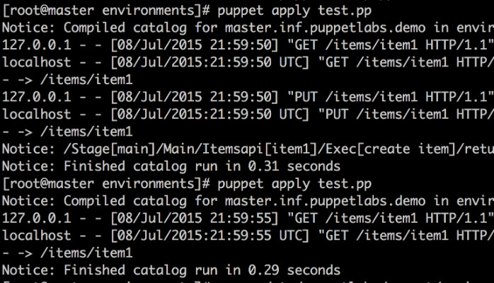 Creating an API with Sinatra and wrapping Puppet Code around it Creating an API with Sinatra and wrapping Puppet Code around it