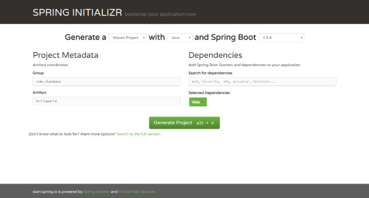 Building a RESTFul Service using Spring Boot Building a RESTFul Service using Spring Boot