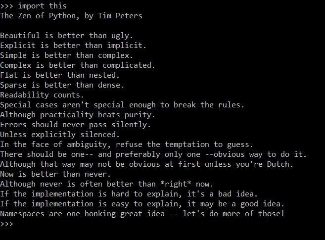 The Zen of Python The Zen of Python