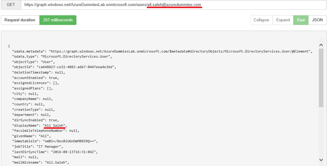 Getting Started with Azure Active Directory Graph API Getting Started with Azure Active Directory Graph API