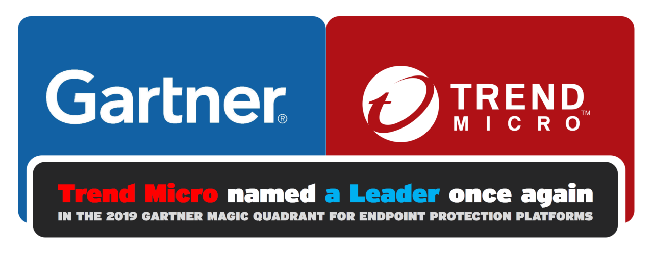 Once Again - Gartner names Trend Micro in a Leader position 2019 ... Once Again - Gartner names Trend Micro in a Leader position 2019 ...