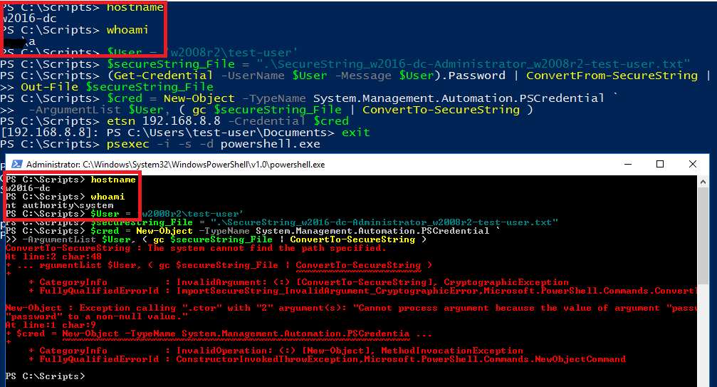 Using SecureString to secure credentials in PowerShell - Part 2 Using SecureString to secure credentials in PowerShell - Part 2