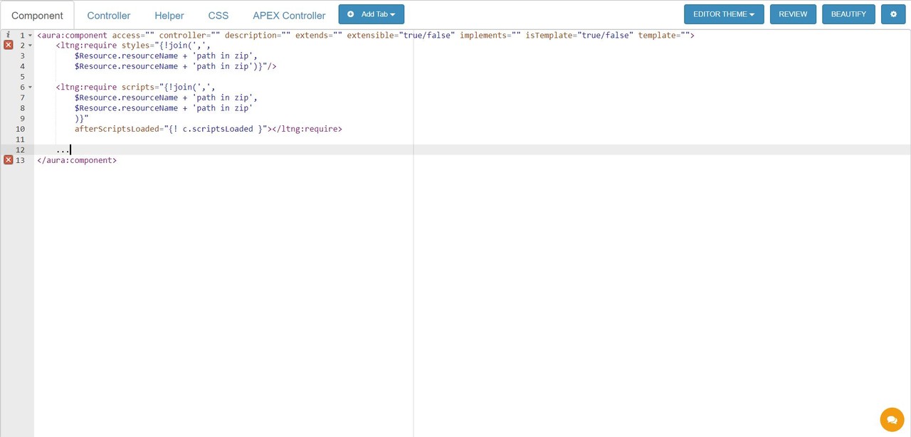 Salesforce lightning application development environment Salesforce lightning application development environment