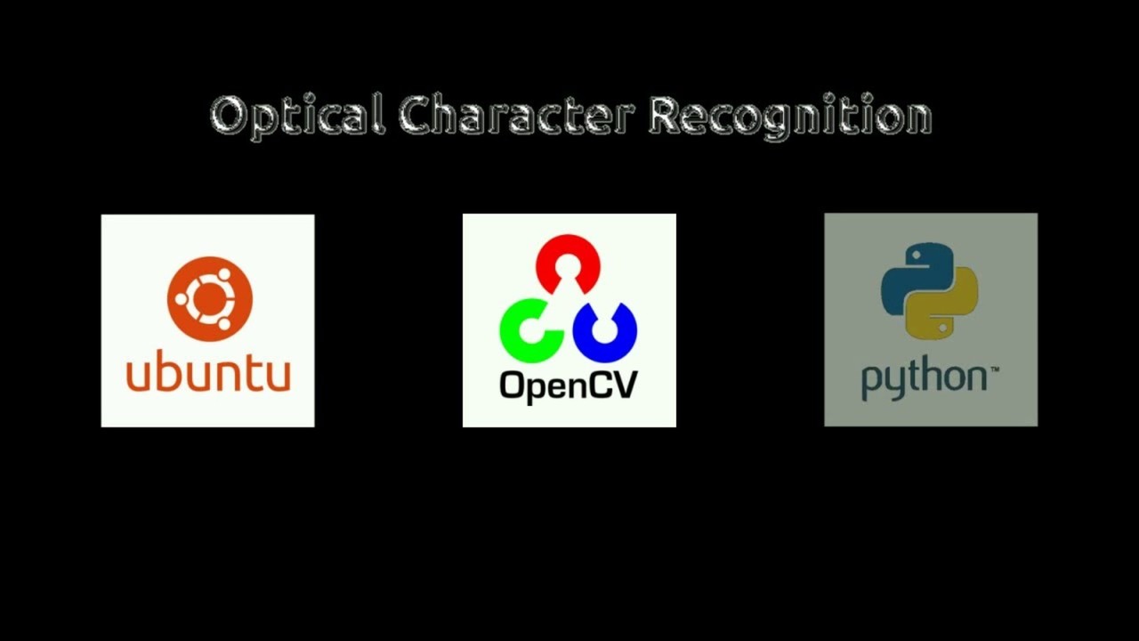 Optical Character Recognition using Python and OpenCv Optical Character Recognition using Python and OpenCv