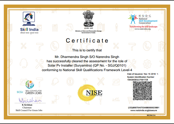Dharmendra Singh Rathore on LinkedIn: Successfully trained by NSDC Dharmendra Singh Rathore on LinkedIn: Successfully trained by NSDC