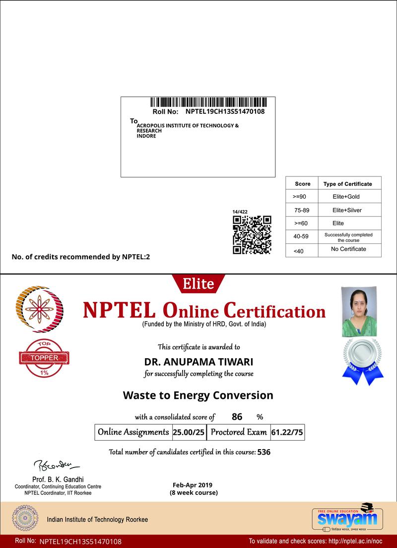 Dr. Anupama Tiwari on LinkedIn: #nptel | 10 comments Dr. Anupama Tiwari on LinkedIn: #nptel | 10 comments