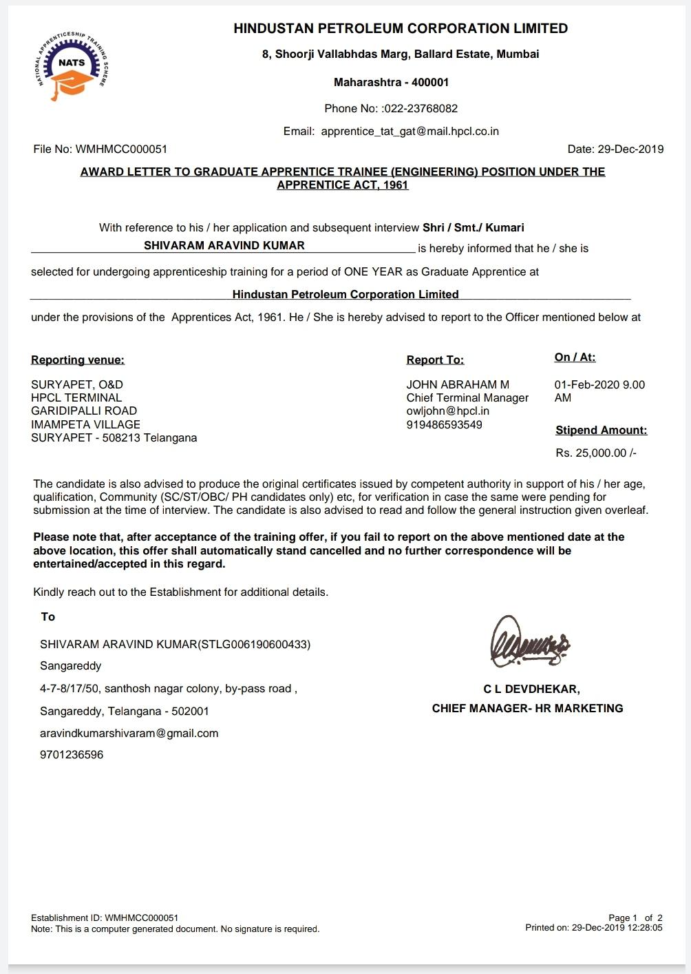 Aravind Kumar posted on LinkedIn Aravind Kumar posted on LinkedIn