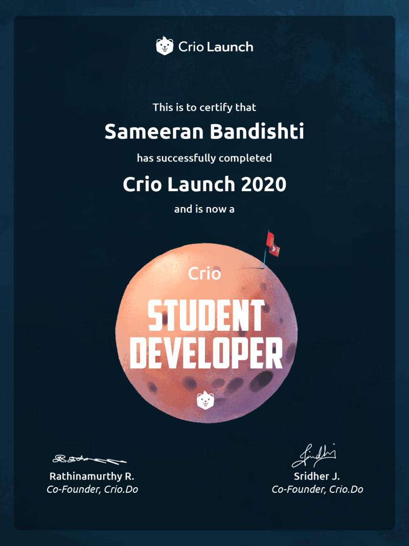 Sameeran Bandishti on LinkedIn: #learnbydoing #developerlife # ... Sameeran Bandishti on LinkedIn: #learnbydoing #developerlife # ...