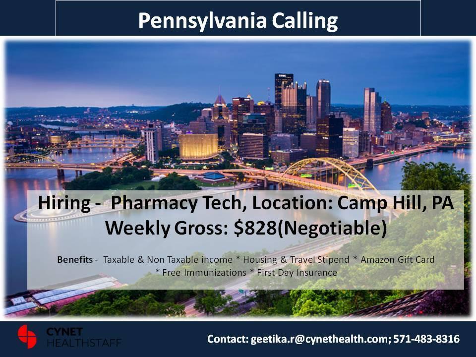 Geetika Gandhi on LinkedIn: Hiring Pharmacy Tech in Camp Hill, PA || 13 ... Geetika Gandhi on LinkedIn: Hiring Pharmacy Tech in Camp Hill, PA || 13 ...