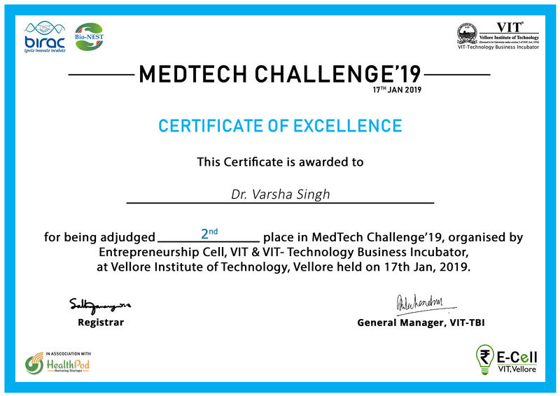 Dr. Varsha Singh on LinkedIn: #medtech #vellore #institute #technology ... Dr. Varsha Singh on LinkedIn: #medtech #vellore #institute #technology ...