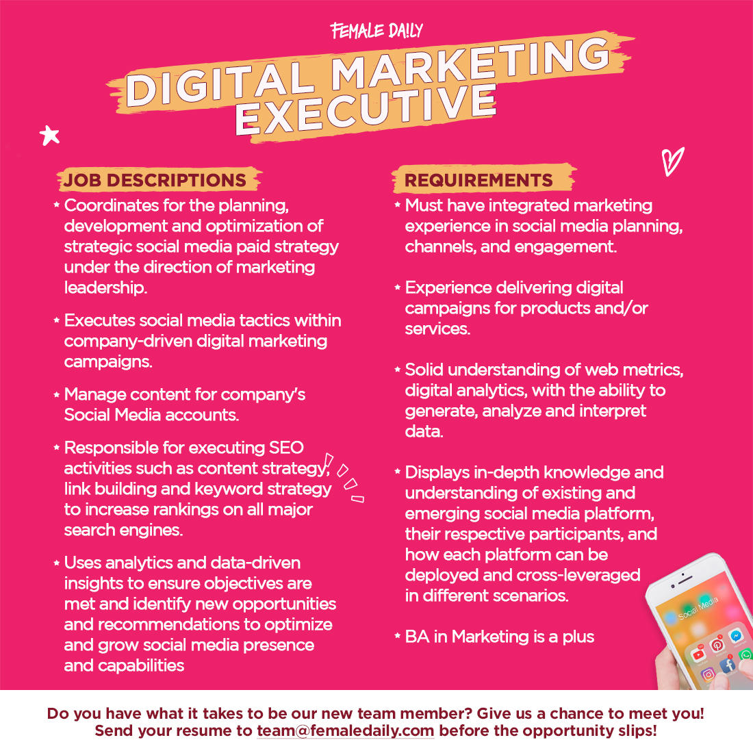 Female Daily Network on LinkedIn: Digital Marketers, give us a chance ... Female Daily Network on LinkedIn: Digital Marketers, give us a chance ...