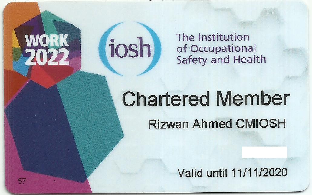 Rizwan Ahmed - CMIOSH on LinkedIn: #hse #cmiosh #nvq #msc | 119 comments Rizwan Ahmed - CMIOSH on LinkedIn: #hse #cmiosh #nvq #msc | 119 comments