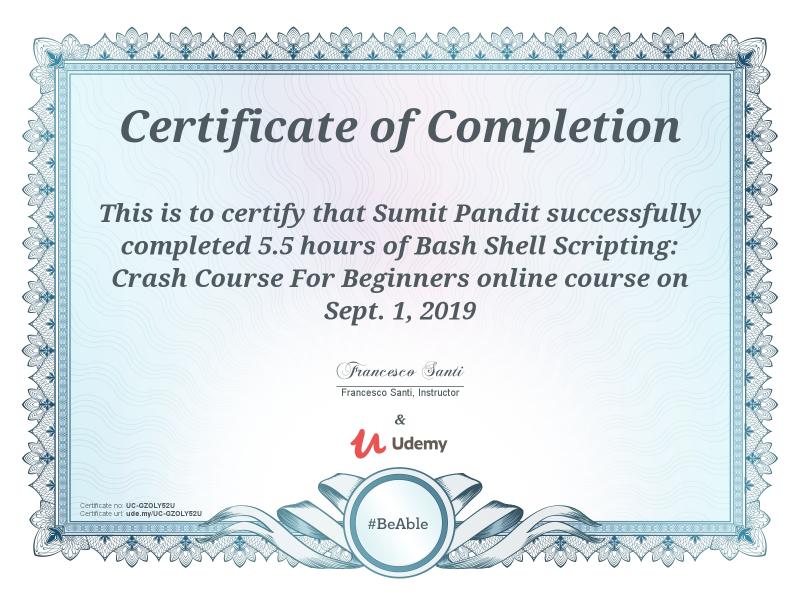 Sumit Pandit on LinkedIn: #bash #shellscripting Sumit Pandit on LinkedIn: #bash #shellscripting