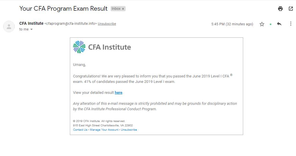 Umang Agarwal on LinkedIn: #level1 #cfa Umang Agarwal on LinkedIn: #level1 #cfa