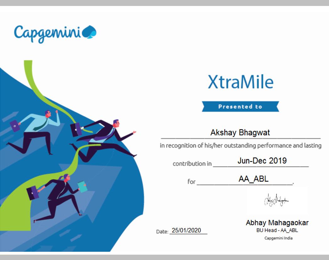 Akshay Bhagwat on LinkedIn: #achievement #extramile Akshay Bhagwat on LinkedIn: #achievement #extramile