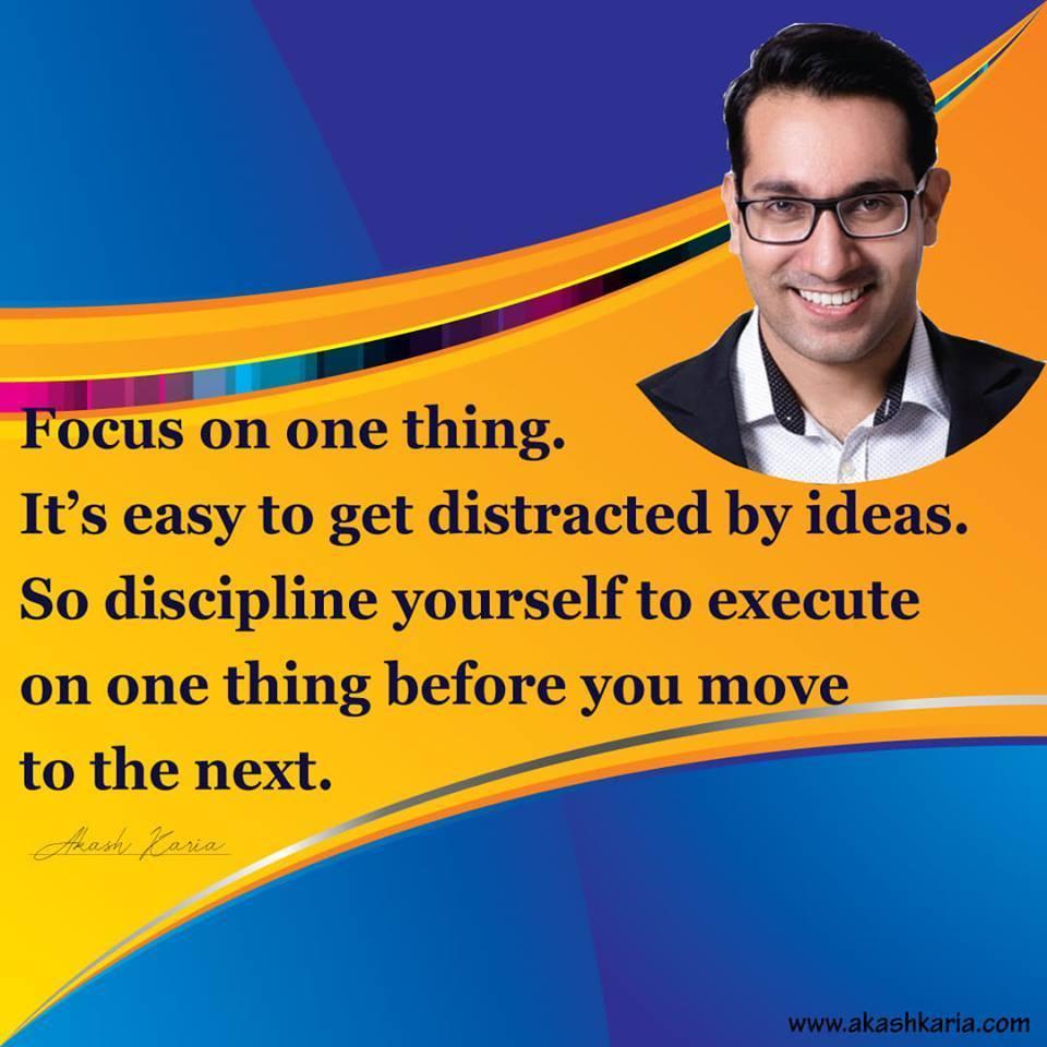 Akash Karia, Speaker and Author on LinkedIn: #discipline #execute # ... Akash Karia, Speaker and Author on LinkedIn: #discipline #execute # ...