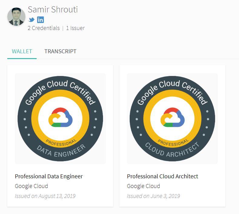 Samir Shrouti on LinkedIn: My Google Cloud Certification Badges!! | 16 ... Samir Shrouti on LinkedIn: My Google Cloud Certification Badges!! | 16 ...