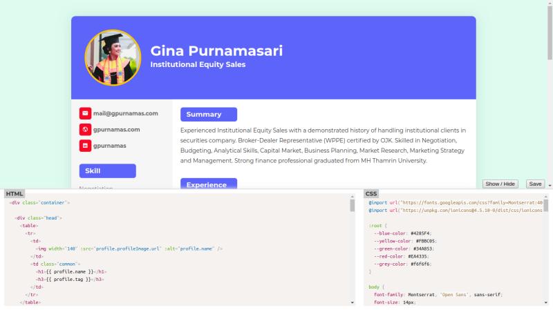 Noval Bintang on LinkedIn: #javascript #vue #vuejs #cv #experiment Noval Bintang on LinkedIn: #javascript #vue #vuejs #cv #experiment