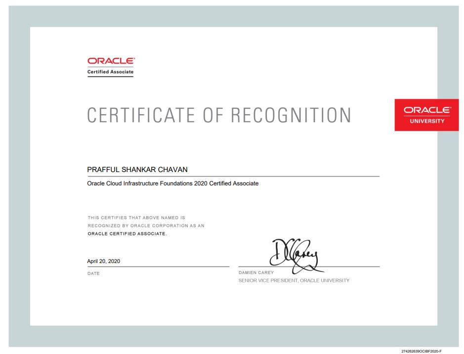 Prafful Chavan on LinkedIn: #cloud #oci #oraclecloud #oracle #iaas # ... Prafful Chavan on LinkedIn: #cloud #oci #oraclecloud #oracle #iaas # ...