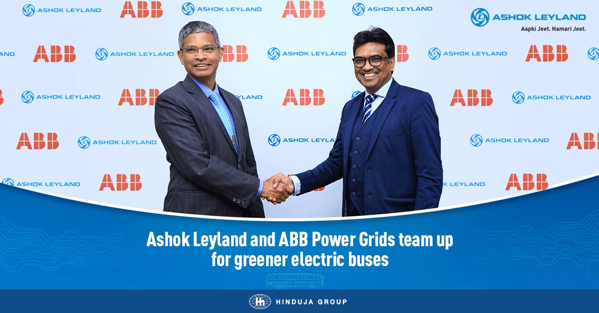 Ashok Leyland on LinkedIn: Ashok Leyland and ABB Power Grids team up ... Ashok Leyland on LinkedIn: Ashok Leyland and ABB Power Grids team up ...