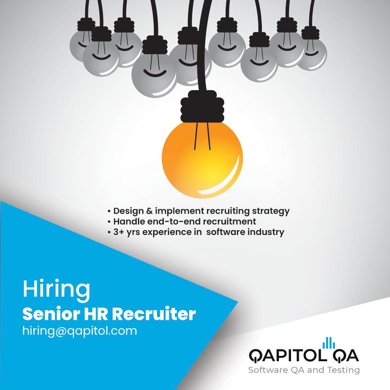 Qapitol QA on LinkedIn: #hiring #hiring Qapitol QA on LinkedIn: #hiring #hiring