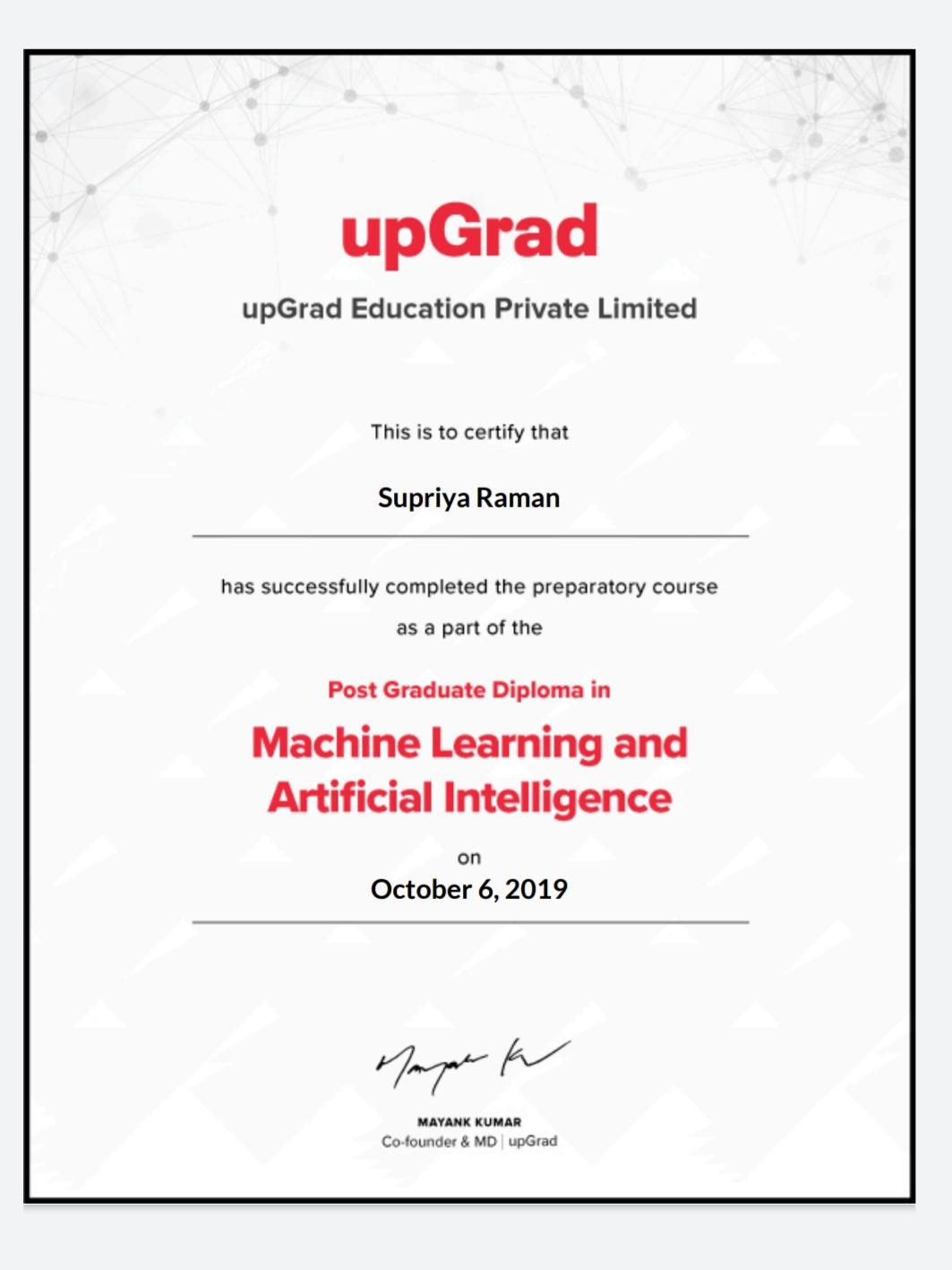 Supriya Raman on LinkedIn: #iiitb #upgrad | 14 comments Supriya Raman on LinkedIn: #iiitb #upgrad | 14 comments
