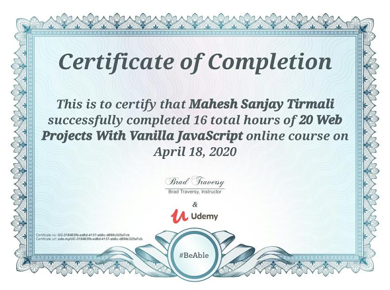 Mahesh Tirmali on LinkedIn: #javascript #webdevelopment Mahesh Tirmali on LinkedIn: #javascript #webdevelopment