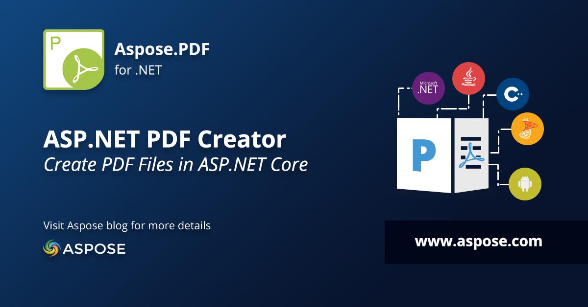 Aspose on LinkedIn: #pdfcreator #aspnetcore #dotnetcore Aspose on LinkedIn: #pdfcreator #aspnetcore #dotnetcore