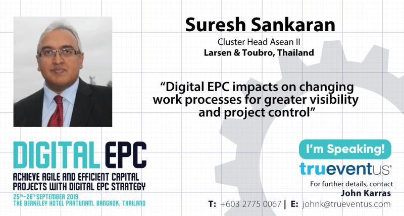Suresh Sankaran on LinkedIn: Looking forward to speaking at Digital EPC ... Suresh Sankaran on LinkedIn: Looking forward to speaking at Digital EPC ...