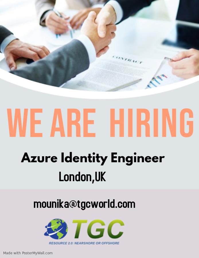 Mounika Gampa on LinkedIn: #azureadidentityengineer #london #aad #adsme ... Mounika Gampa on LinkedIn: #azureadidentityengineer #london #aad #adsme ...