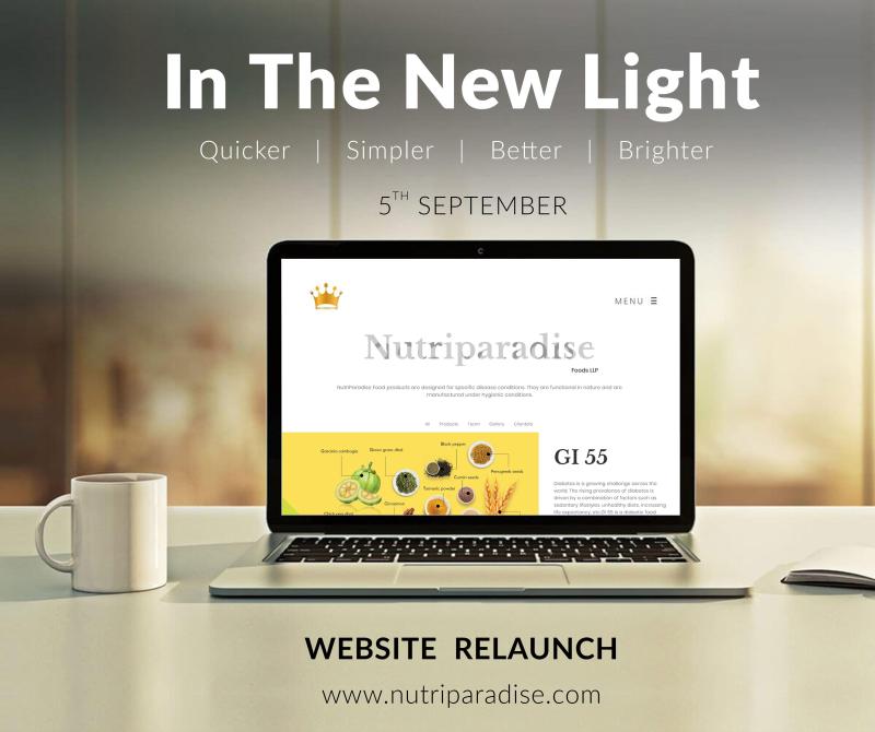 VIJAY SURYA on LinkedIn: Website Relaunch www.nutriparadise.com VIJAY SURYA on LinkedIn: Website Relaunch www.nutriparadise.com